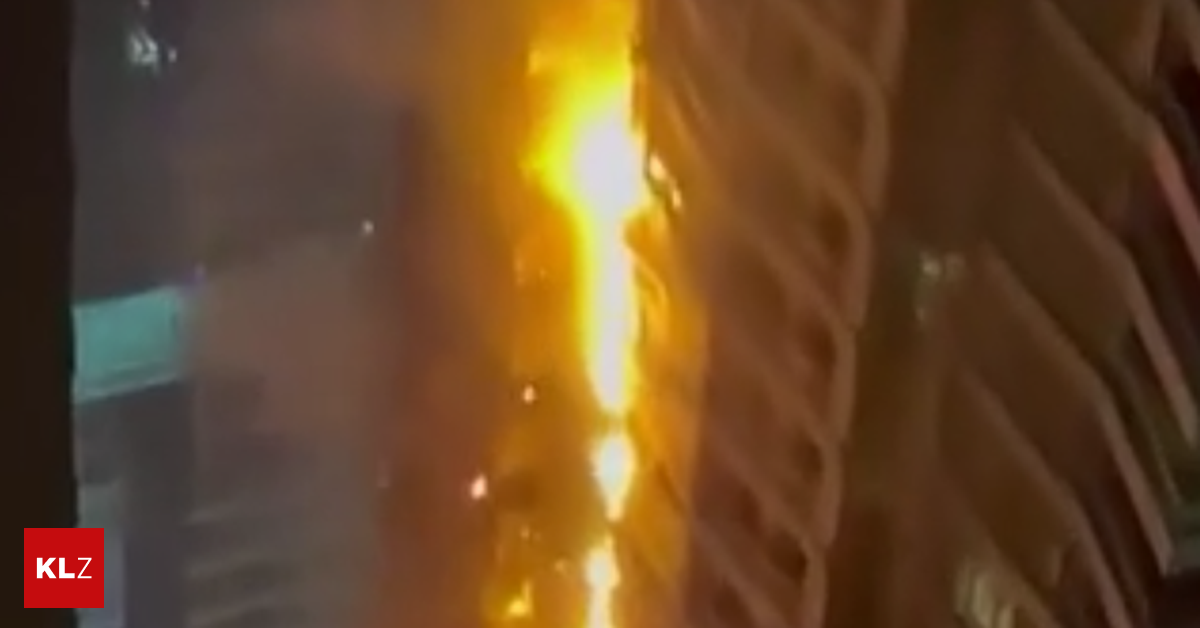 Tiger Tower in Dubai in Flammen: 3820 Menschen mussten evakuiert werden